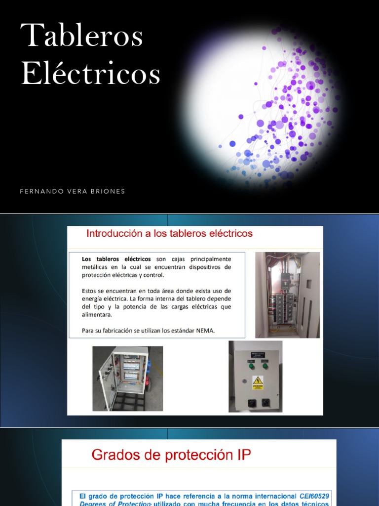 Tableros Eléctricos Parte 1 Constructivo | PDF