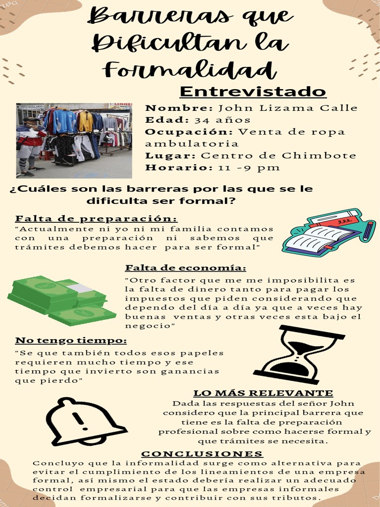 Barreras para la Formalidad Empresarial | PDF
