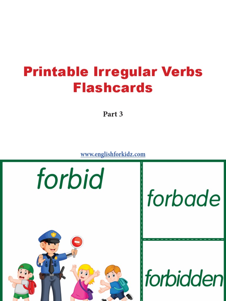 printable-irregular-verbs-flashcards-part3 | PDF