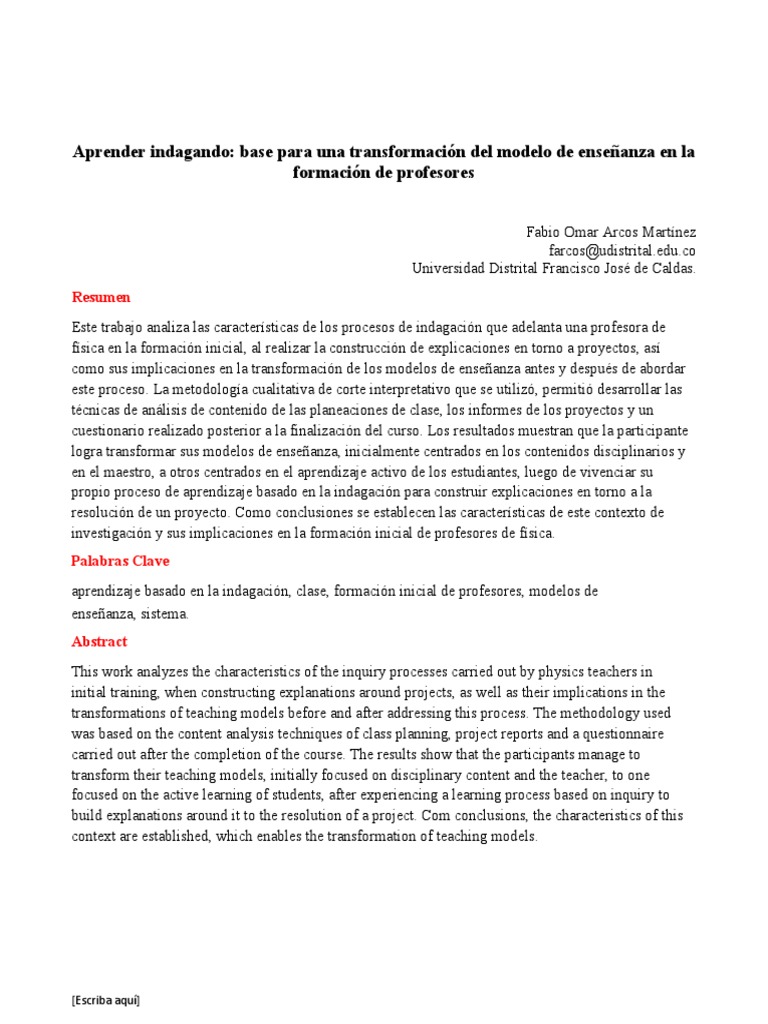 Arcos Martinez Fabio Omar 2021 | PDF | Enseñando | Maestros