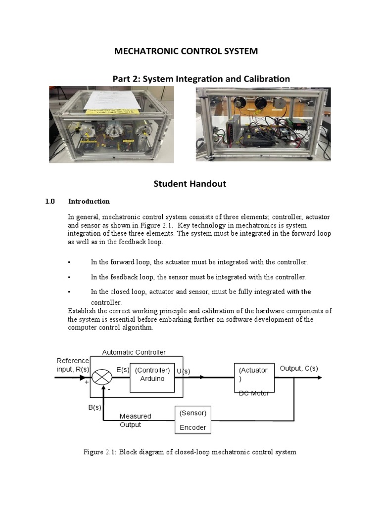Calibration Motion Control System-Part2 | PDF | Control Theory | Mechatronics