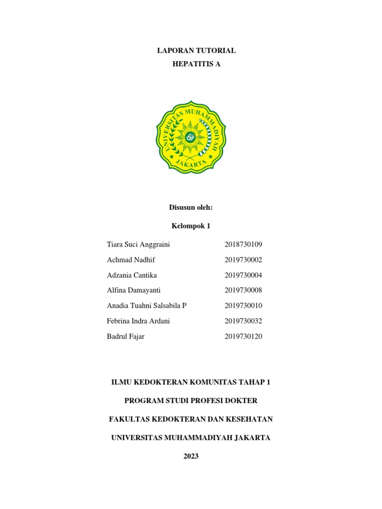Laporan Tutorial Hepatitis A | PDF