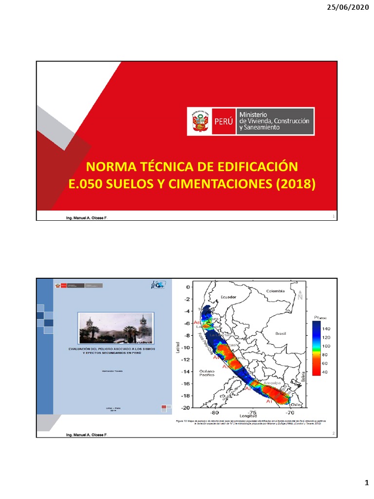 Mvcs Presentación de La Norma E.050 25 6 2020 - Ing - Olcese | PDF