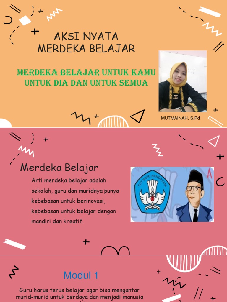 Arti Merdeka Belajar dan Aksi Nyata | PDF