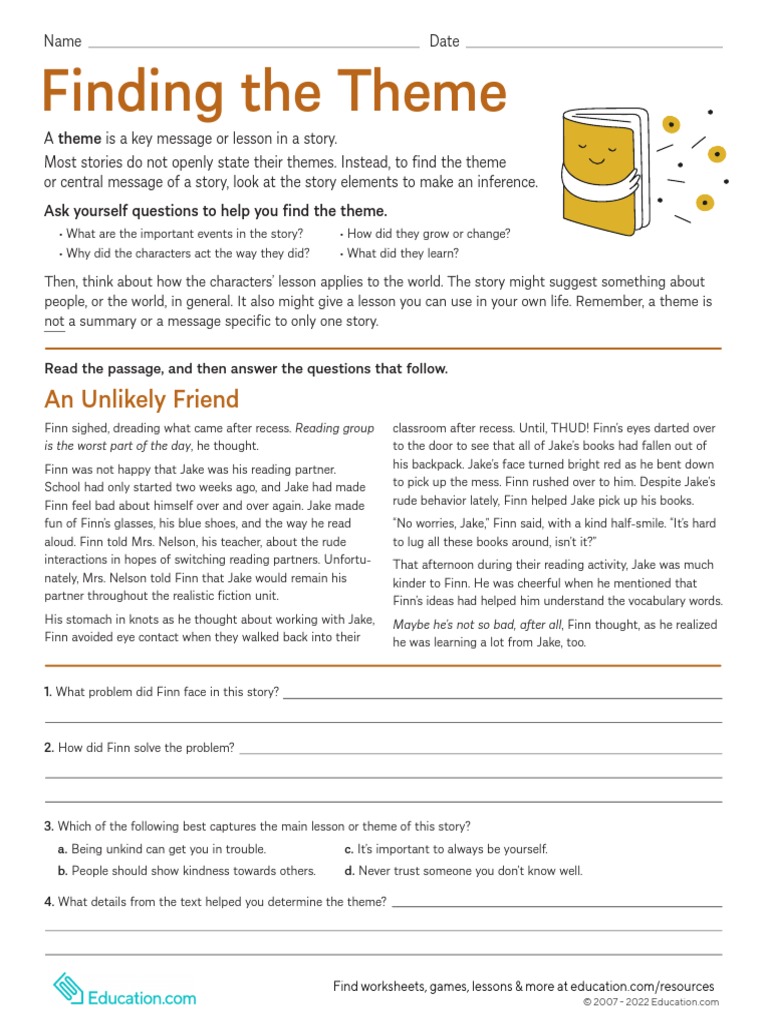 Finding The Theme | PDF