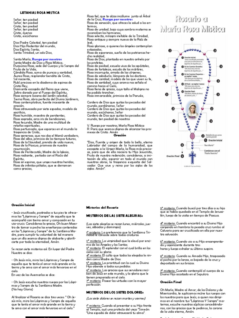 Rosario Ma Rosa Mistica | PDF | Cristo (título) | María, madre de Jesús