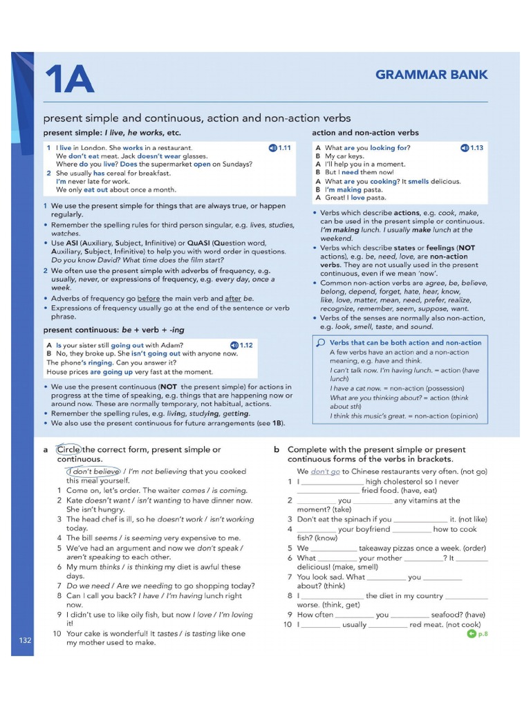 Grammar Bank Intermediate | PDF