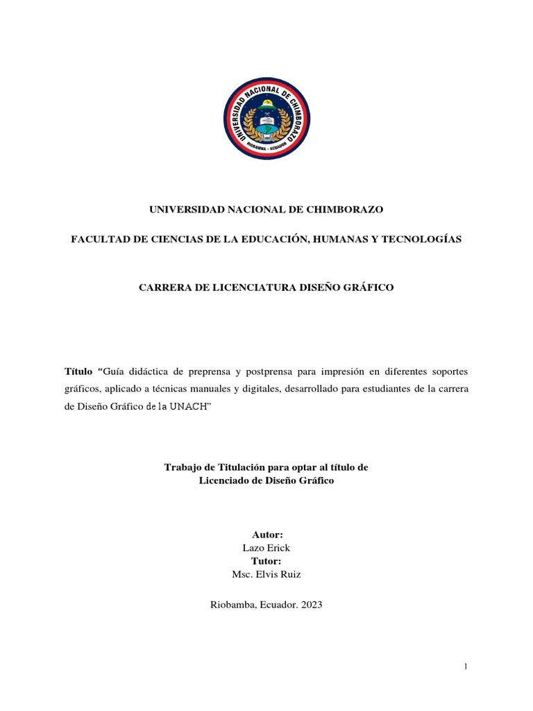 Guía Preprensa y Postprensa UNACH | PDF | Impresión | Diseño