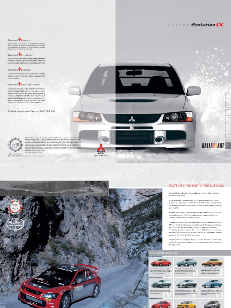 Evolution IX Brochure | PDF