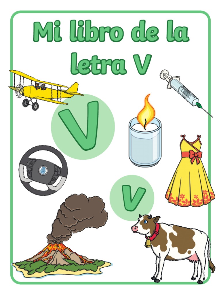 Cuadernillo-La-Letra-V Correcto | PDF | Ortografía | Lingüística