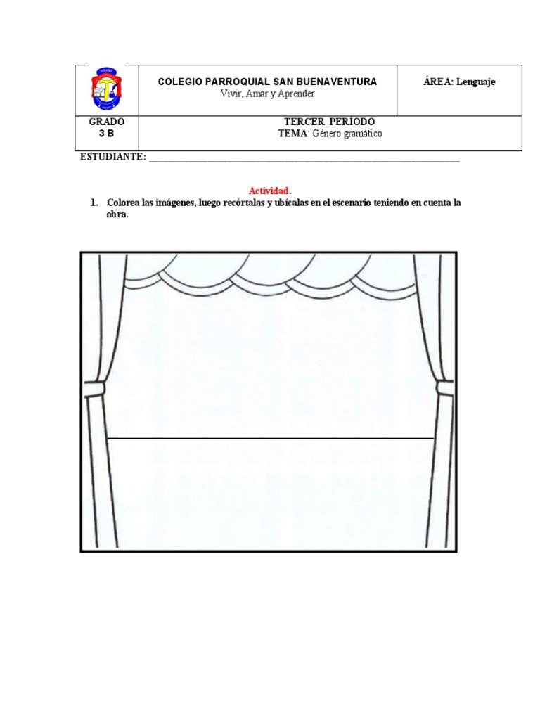 Actividad Del Escenario | PDF | Arte