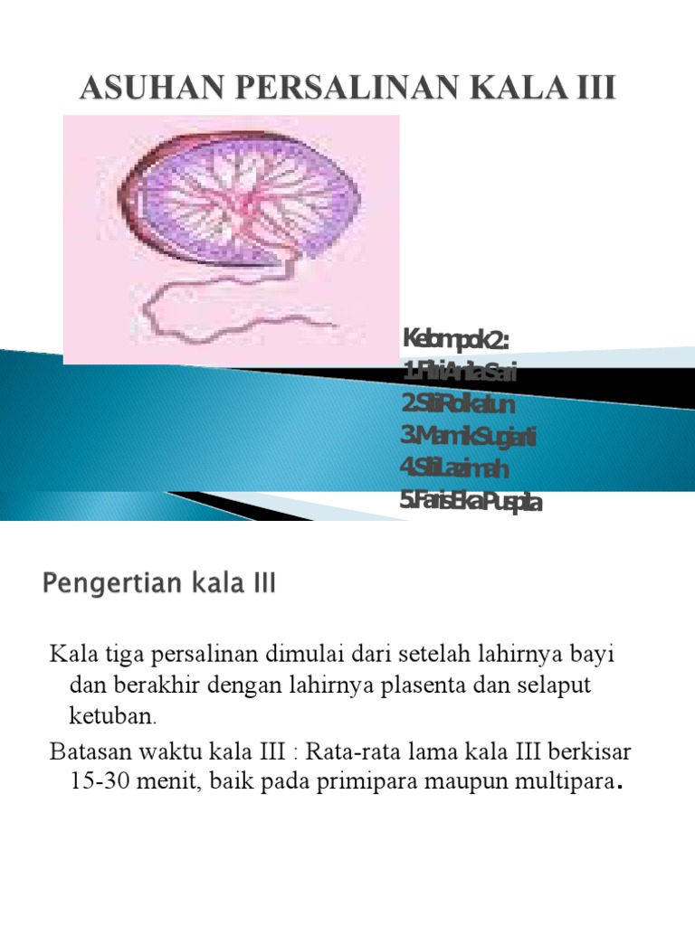 Asuhan Pada Kala III Persalinan | PDF