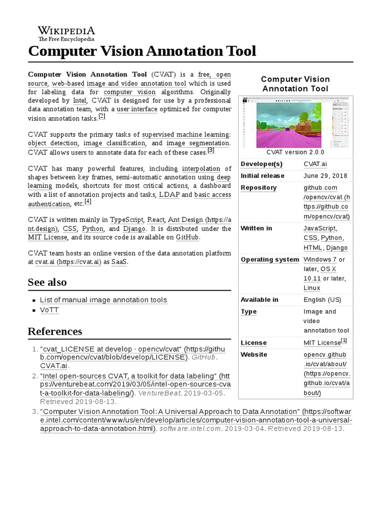 Computer Vision Annotation Tool Download Free Pdf Computer Vision