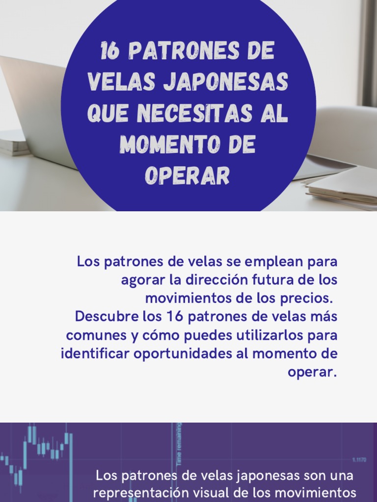 16 Patrones de Velas Japonesas Esenciales | PDF | Mercados financieros