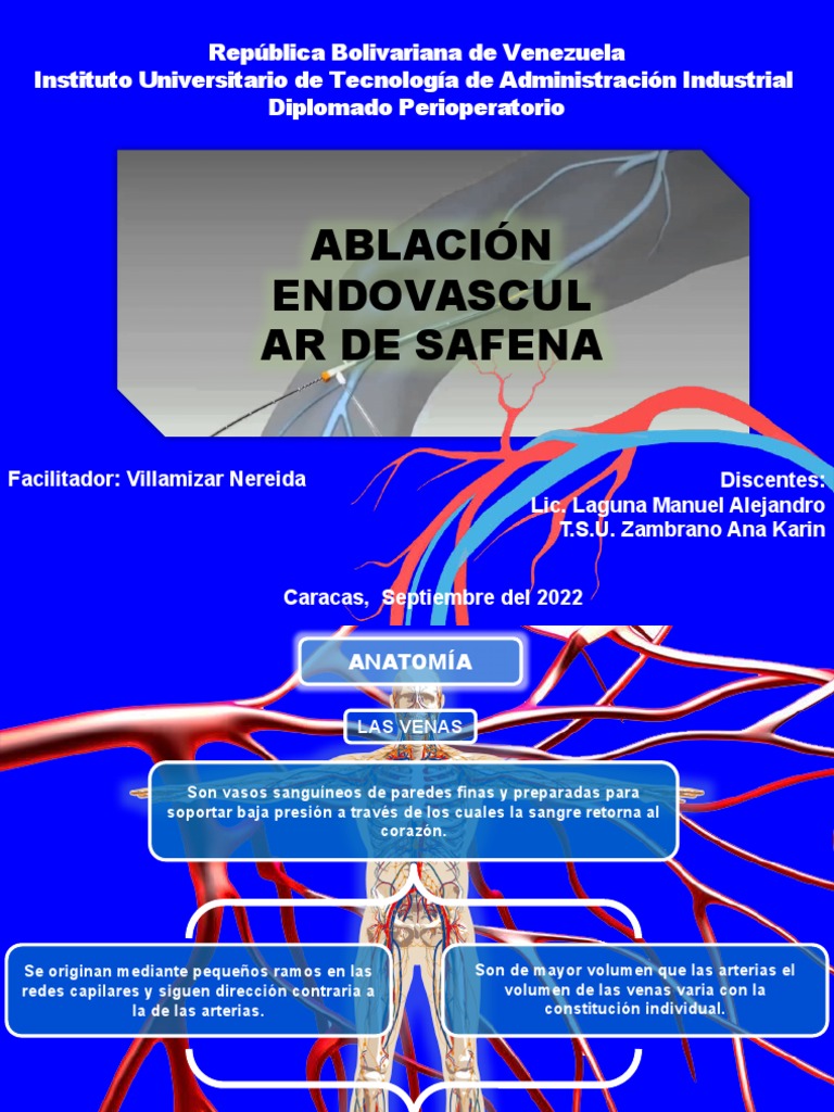 Ablación Endovascular de la Safena | PDF | Vena | Sistema circulatorio