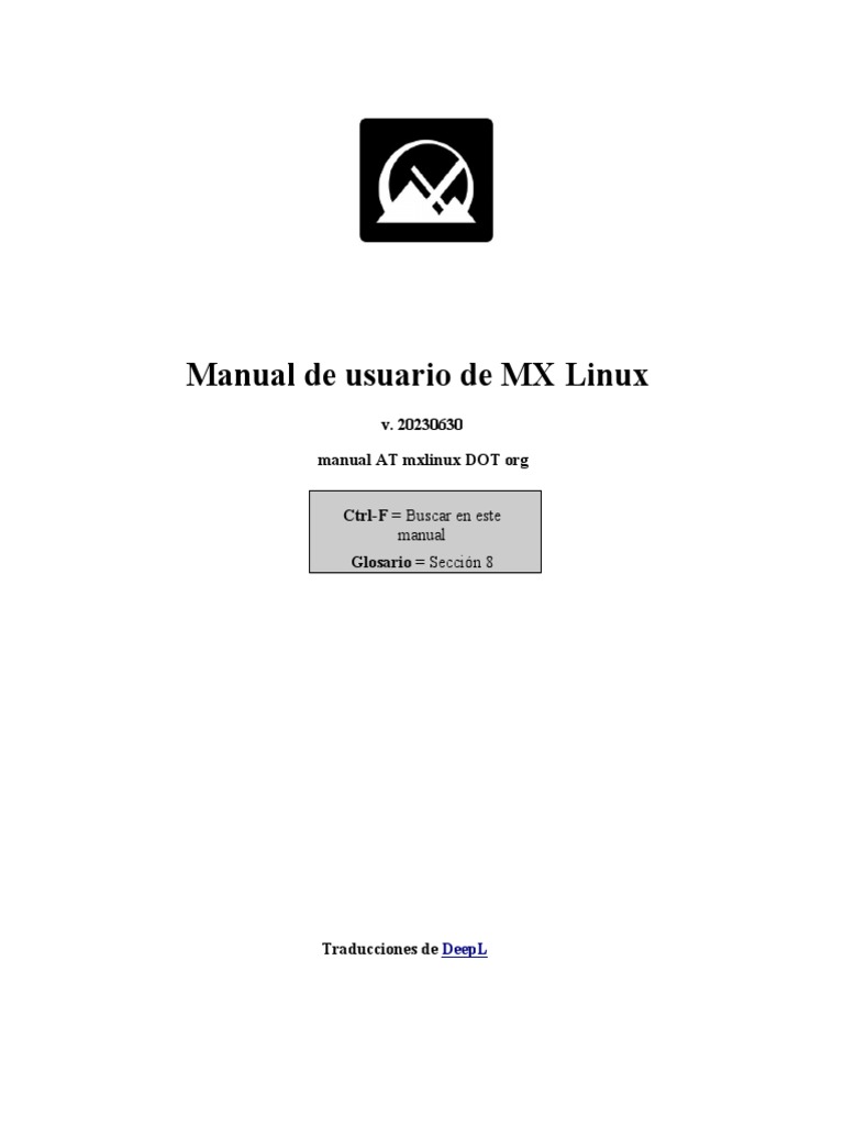 Mxum Es | PDF | Arranque | Distribución de Linux
