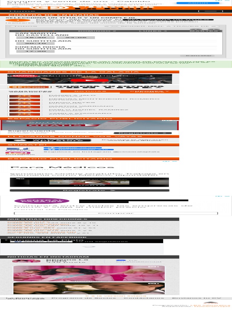 Boletería Virtual en Cinema La Plata | PDF