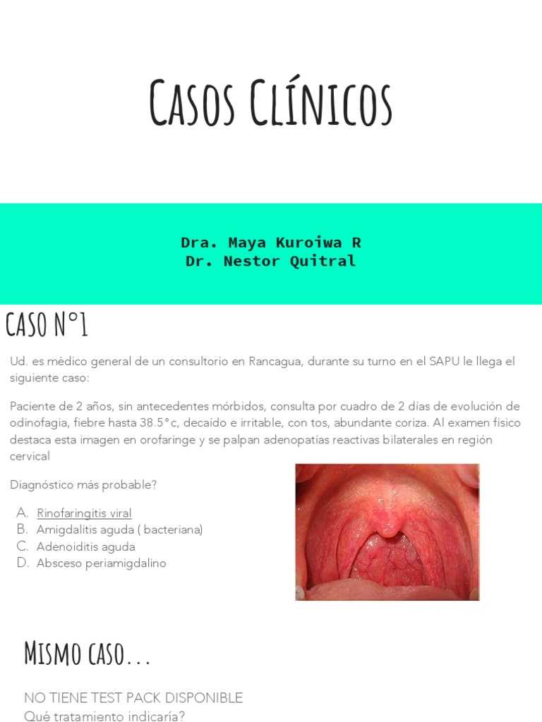 Casos Clinicos ORL General 2022 (Alumnos) | PDF | Causas de la muerte | Enfermedades respiratorias