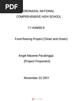 Barangay Clean and Green Proposal | PDF | Pollution | Natural Environment