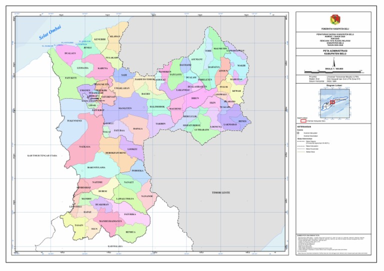 Peta Administrasi-Desa | PDF