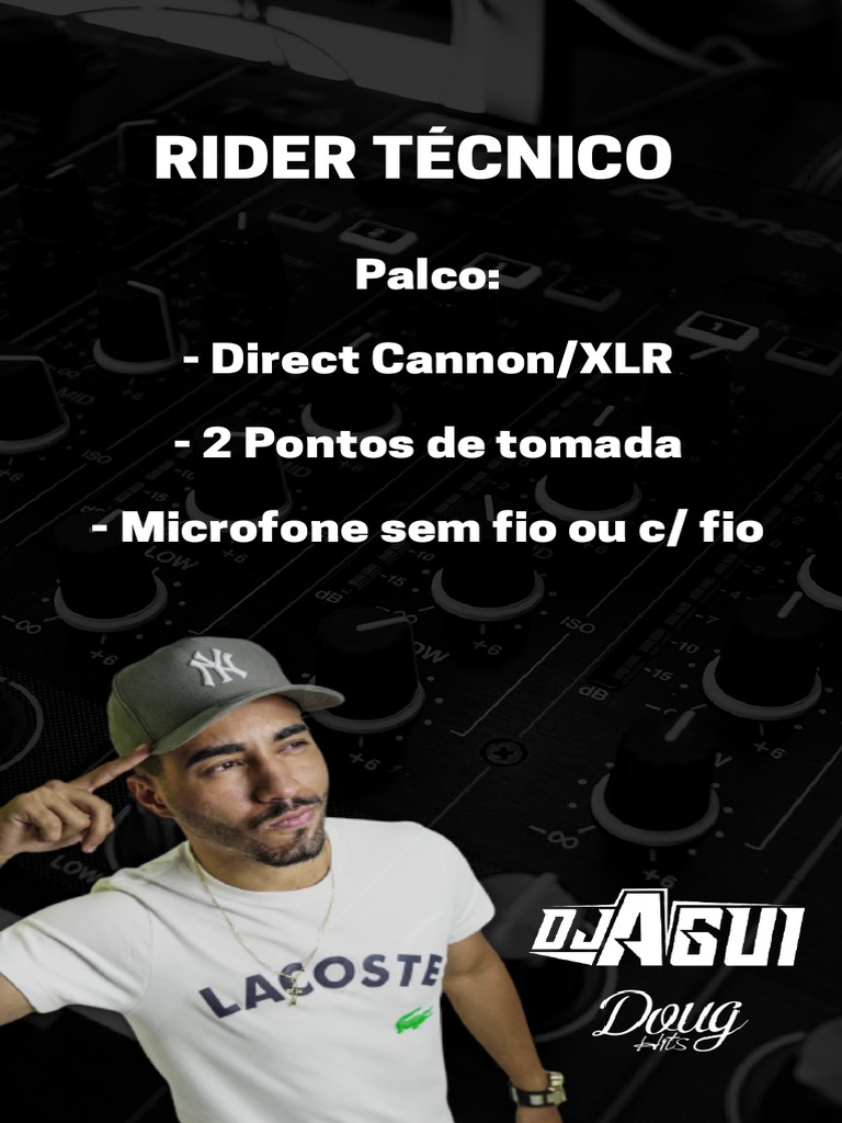 Rider Técnico e Camarim | PDF