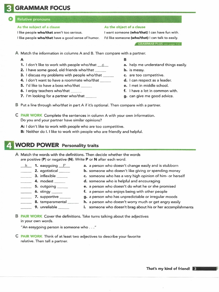 Vocabulary Unit 1 | PDF