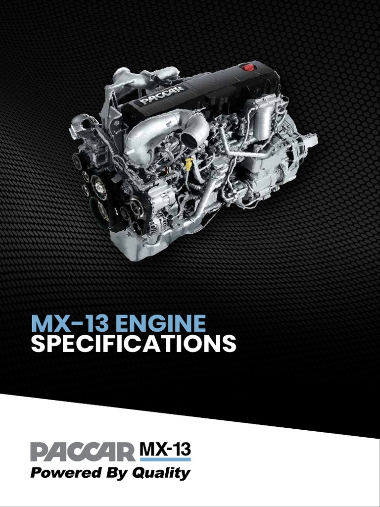 MX-13 SpecSheet2020 WEB | PDF | Engines | Diesel Engine