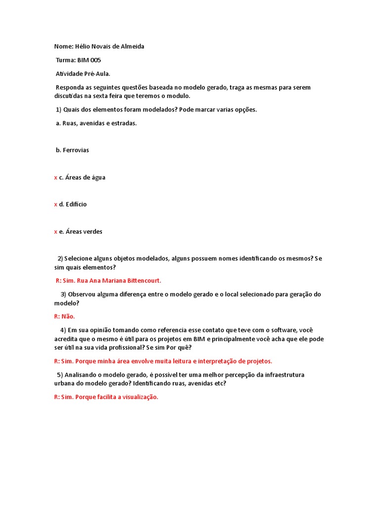 Atividade Previa | PDF Atividade Previa | PDF