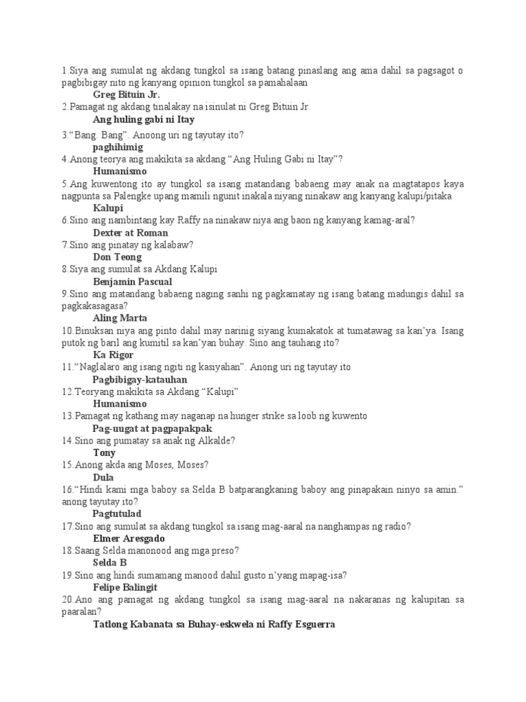 Final Reviewer Soslit | PDF