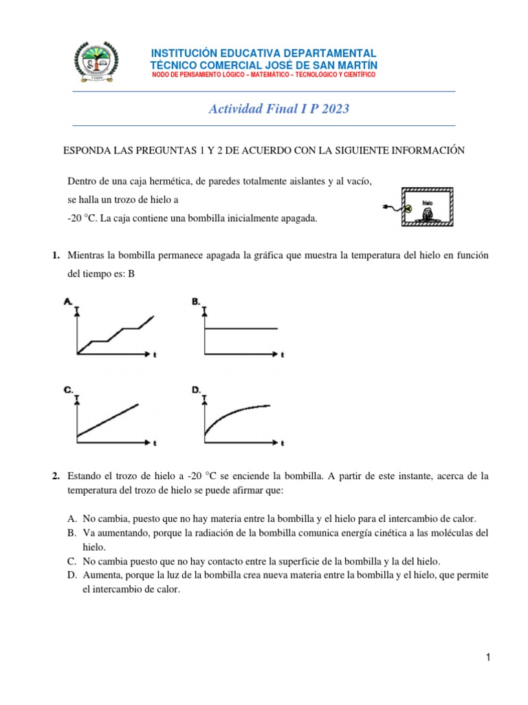 Actividad Final 10 - IP 2023 | Descargar gratis PDF | Velocidad | Velocidad