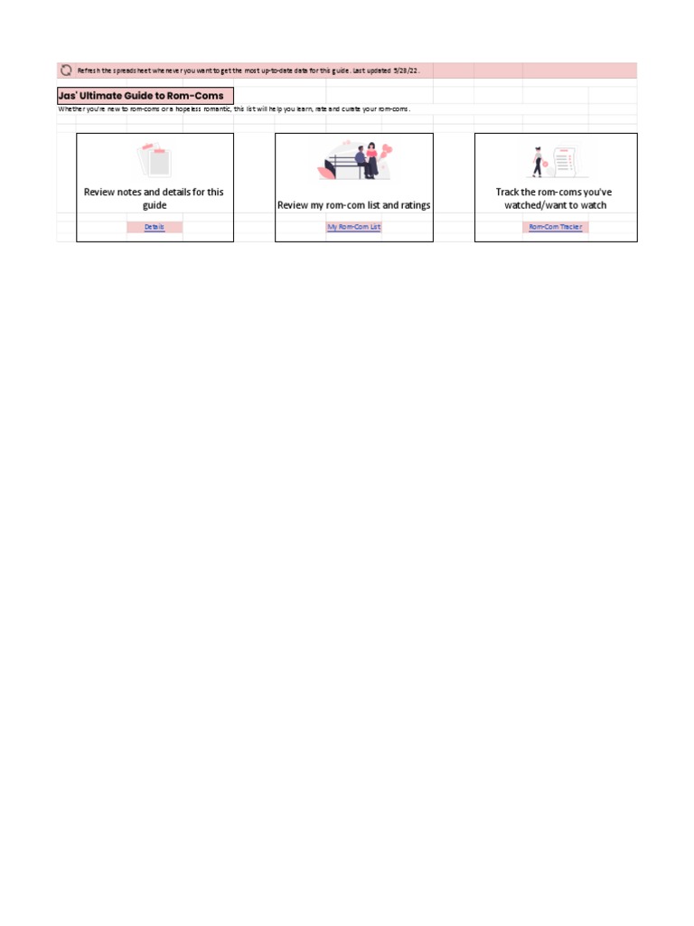 @JustMeJas' Ultimate Guide To Rom-Coms | PDF | Hulu | Streaming Media