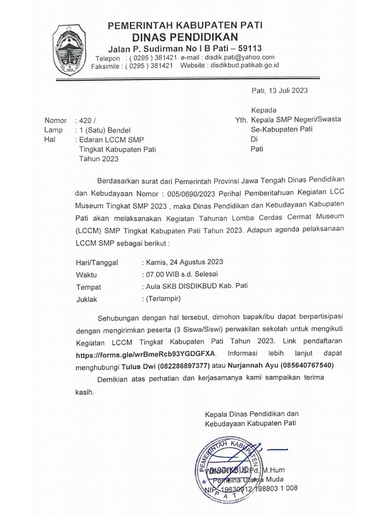 Lomba LCC 2023 | PDF