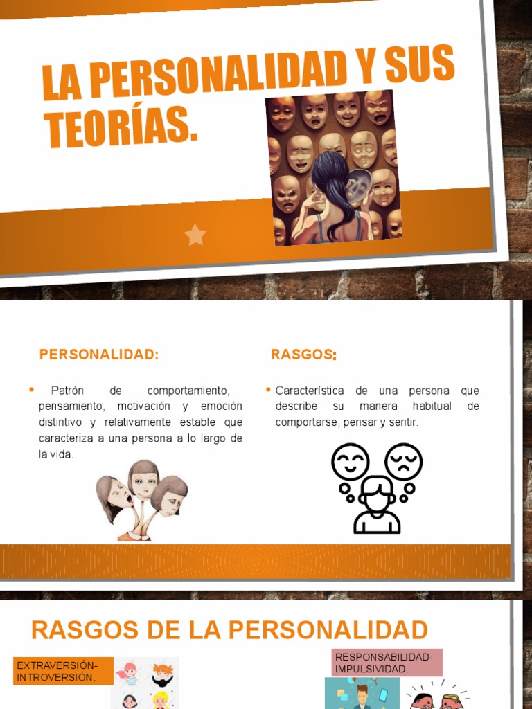 Rasgos y Teorías de la Personalidad | PDF | Psicología Social | Sicología