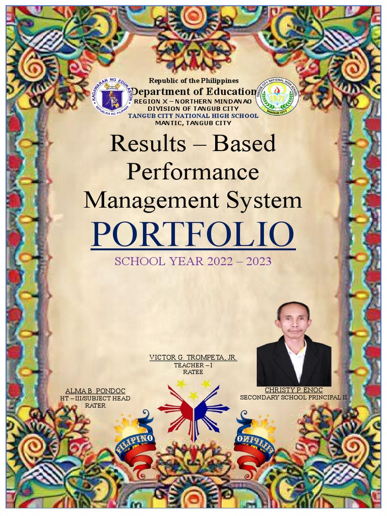 PORTFOLIO Cover Page | PDF