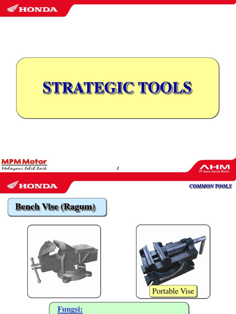 Strategic Tools | PDF