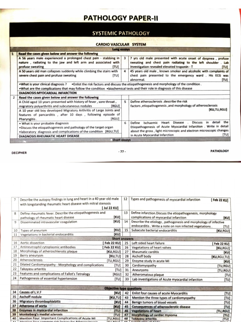 Decipher Pathology 2 | PDF