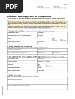 Application Letter For Irish Visa | PDF