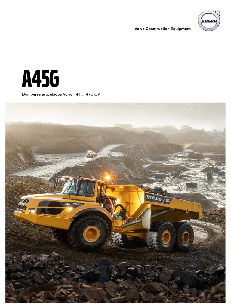 Volvo A45G | Descargar gratis PDF | Eje | Motores