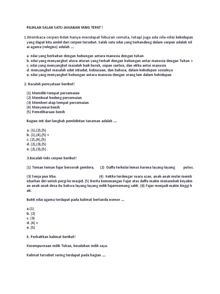 Soal Bhs Ind Kls Xi 2023 Fix | PDF