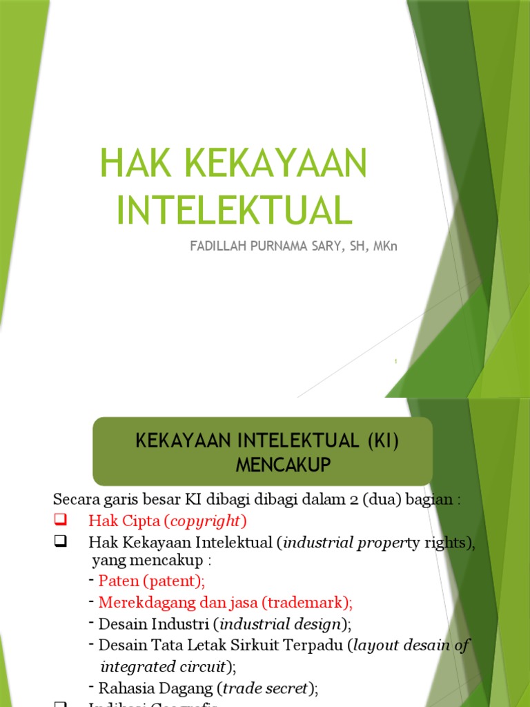 Materi HKI | PDF | Bisnis