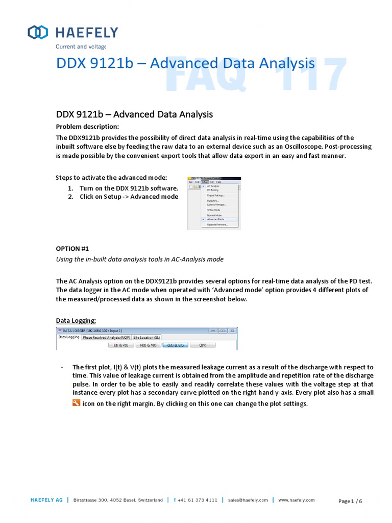 Advanced Data Analysis Guide | PDF | Detector (Radio) | Amplifier