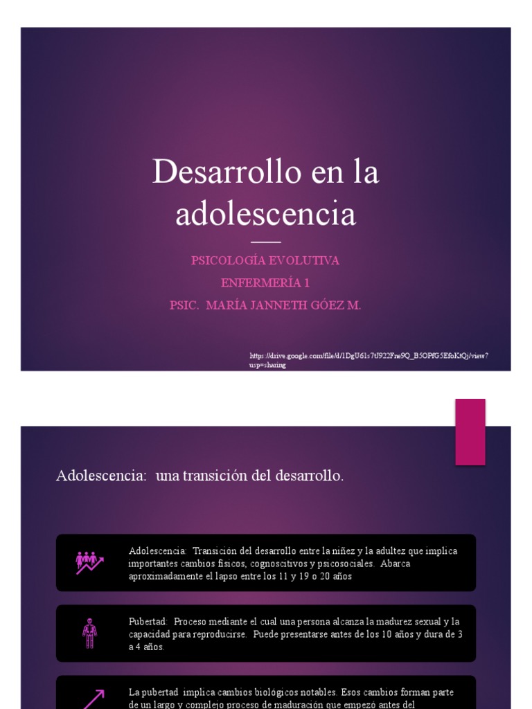 Desarrollo en La Adolescencia | PDF | Andrógino | Adolescencia