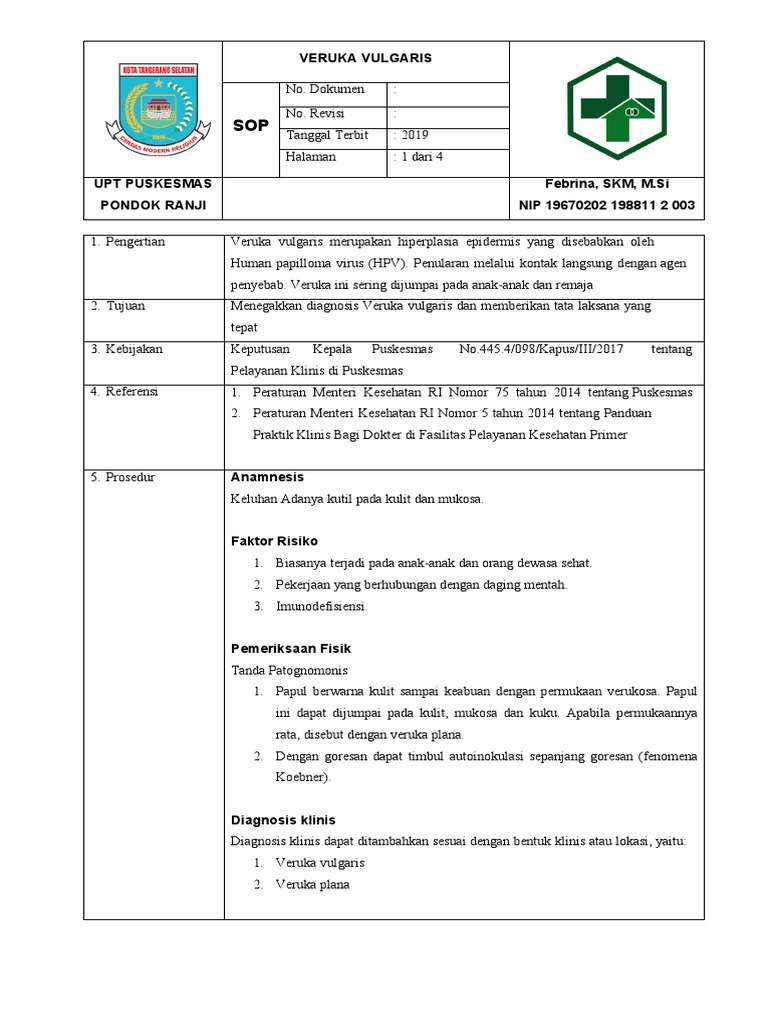PPK Veruka Vulgaris | PDF | Pengembangan Diri