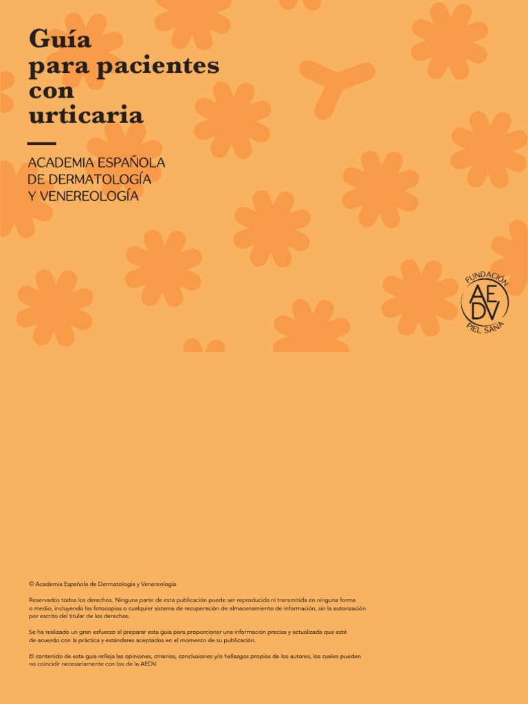 Guía Urticaria VF | PDF | Especialidades Medicas | Medicina CLINICA