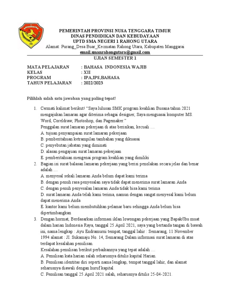 Pts Bindo 2012 | PDF