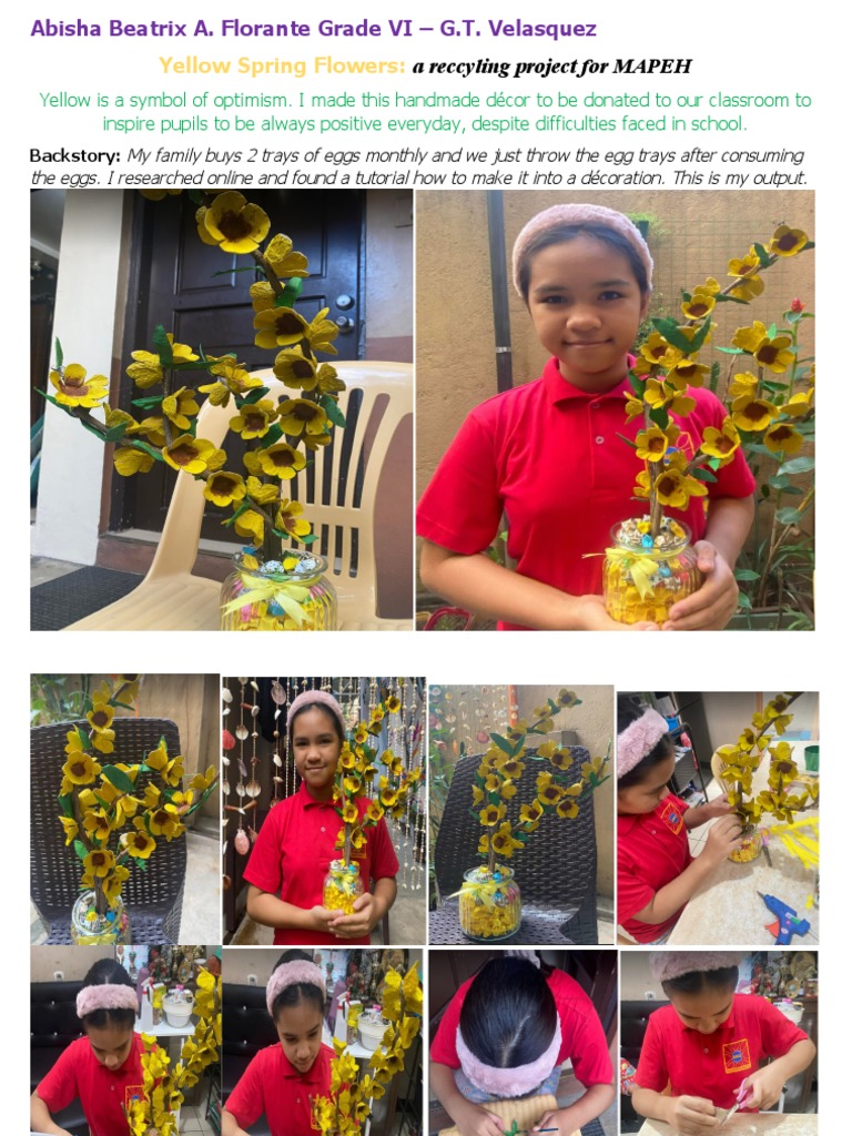 MAPEH Recycling Project | PDF