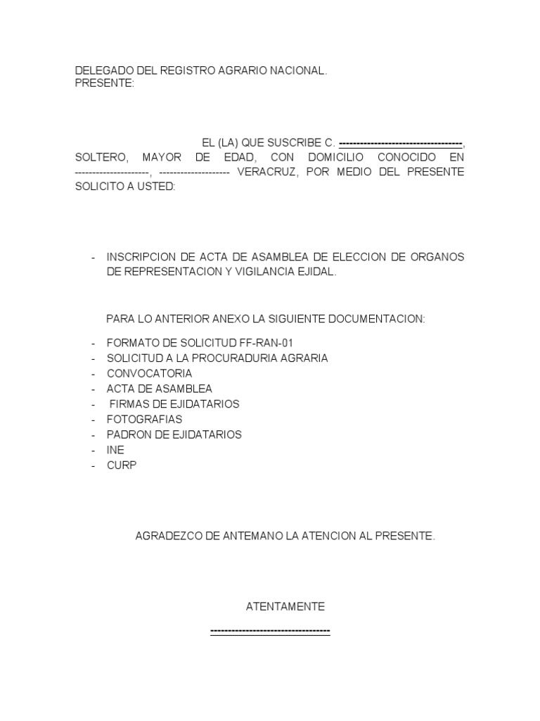 Doc. 3 Solicitud Ran | PDF