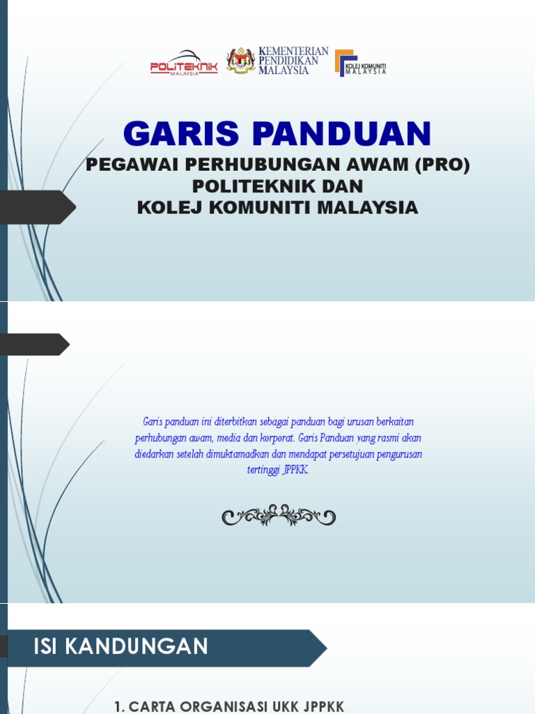 Garis Panduan Pegawai Perhubungan Awam | PDF | Bisnis