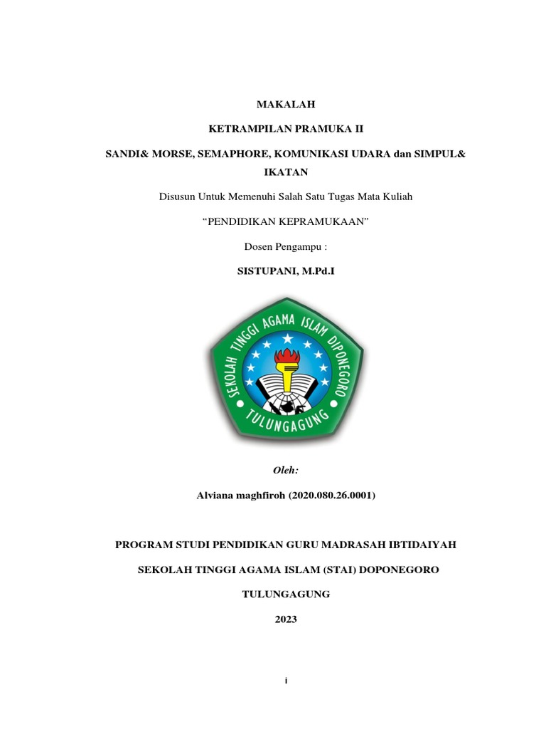 Sandi Morse dan Semaphore dalam Pramuka | PDF