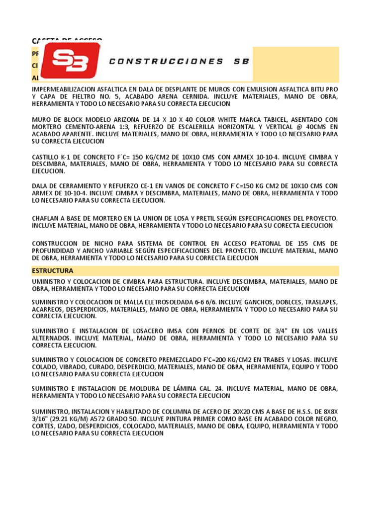 Programacion de Obra | PDF | Elementos arquitectónicos | Ingeniería ...